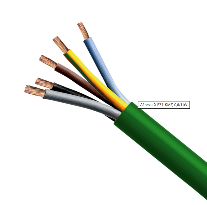 Cable Afumex Verde Rollo Rz1-K As 1Kv