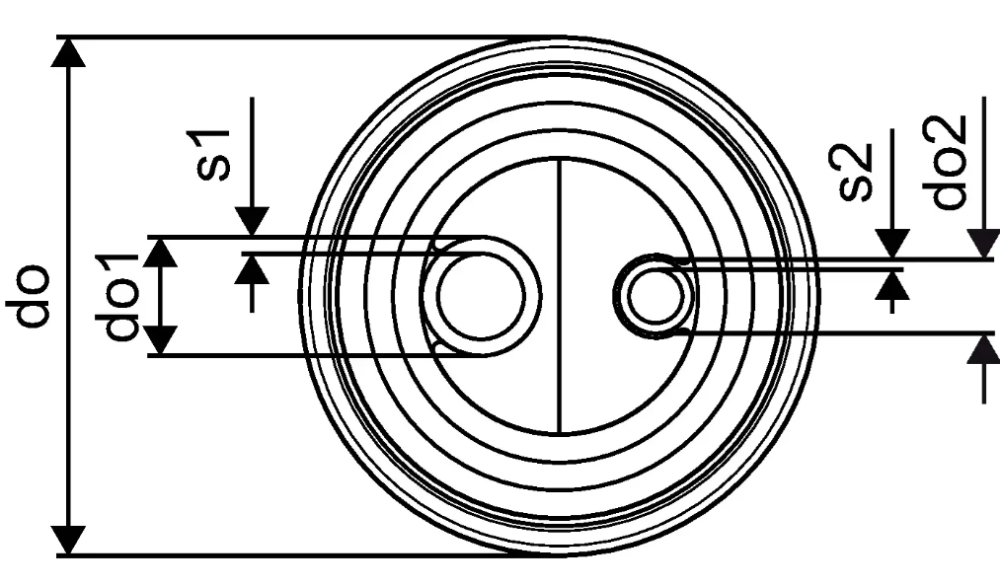 Uponor Ecoflex VIP Aqua Twin 25X3,5-20X2,8/140