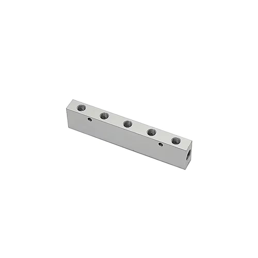 Múltiple hembra doble en línea BSPP / BSPP G 1/4 / G 1/8 2x4 salidas