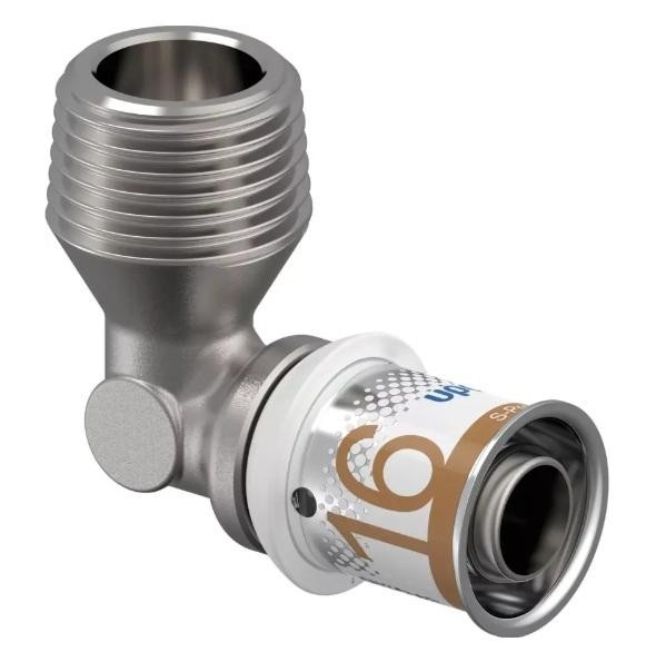 Uponor S-Press PLUS codo macho 16-R1/2"MT