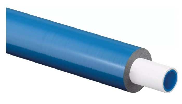 Uponor Uni Pipe PLUS blanco preaislado S10 WLS 035 16x2,0 azul 75m